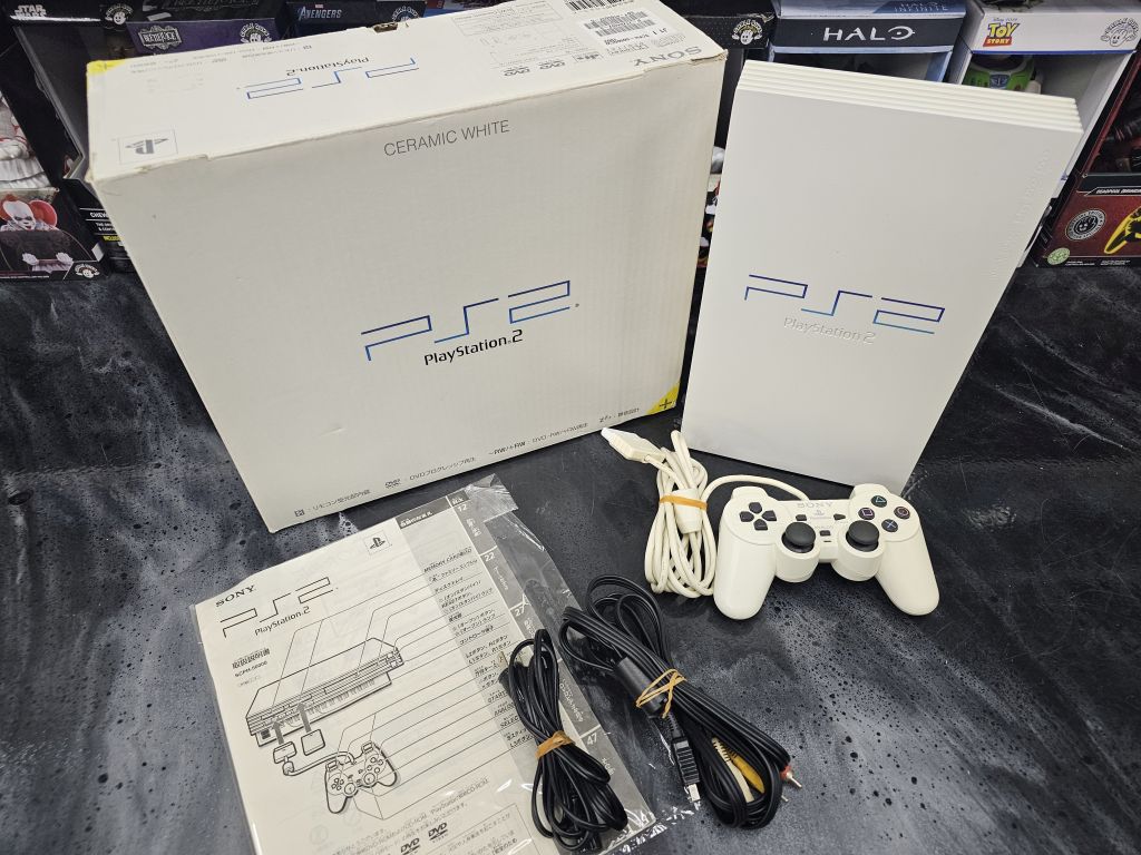 Konsola Sony PlayStation 2 / PS2 Fat, Ceramic White, SCPH-50000, NTSC-J, Używana – xGameCenter